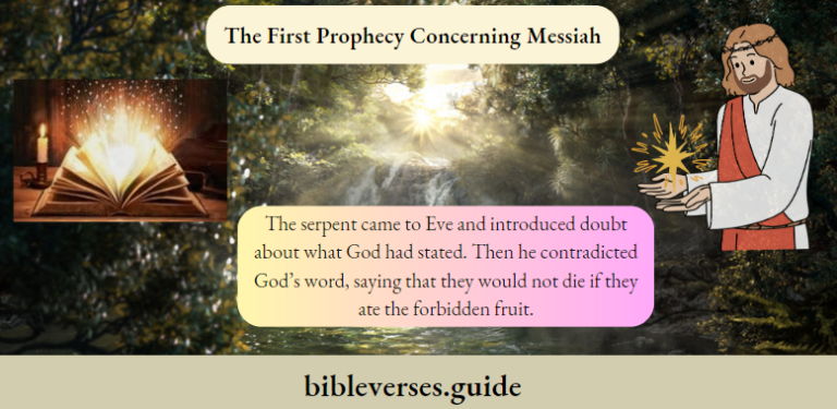 The First Prophecy Concerning Messiah - Bible Verses