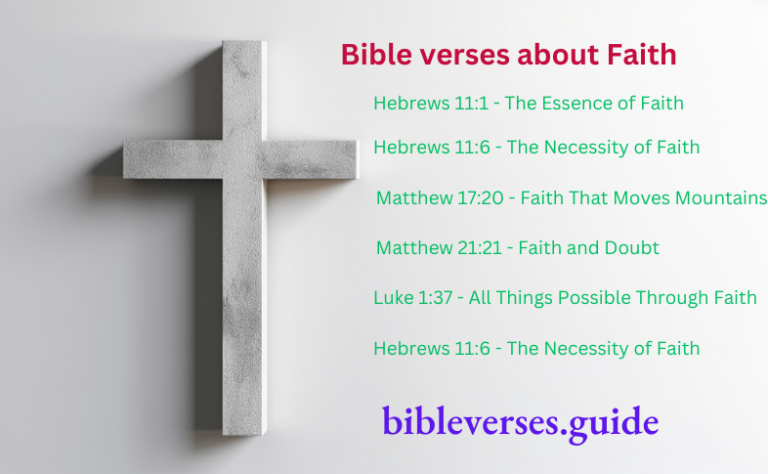 Bible verses about Faith - Bible Verses
