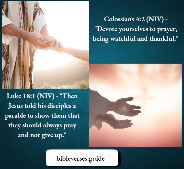 Bible Verses About Prayer And Intercession - Bible Verses