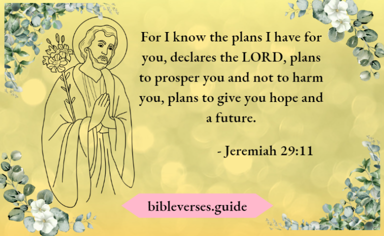 Jeremiah 29:11 - For I Know The Plans I Have For You - Bible Verses