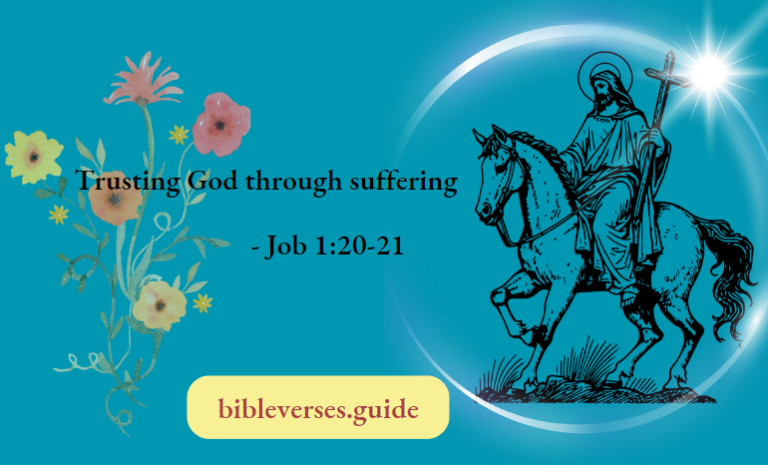 Job 1:20–21 - Bible Verses