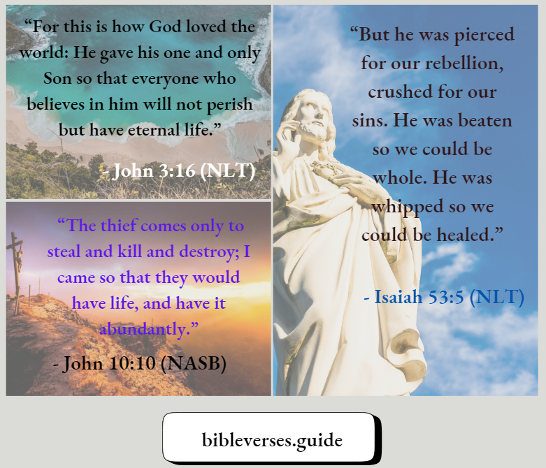 John 19:30 NLT - When Jesus Had Tasted It, He Said - Bible Verses