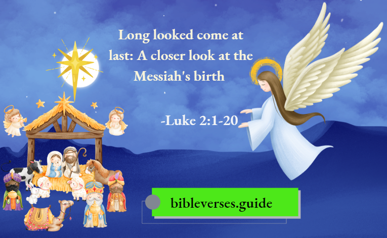 The Birth of Jesus - Nativity Story Bible Verses - Bible Verses
