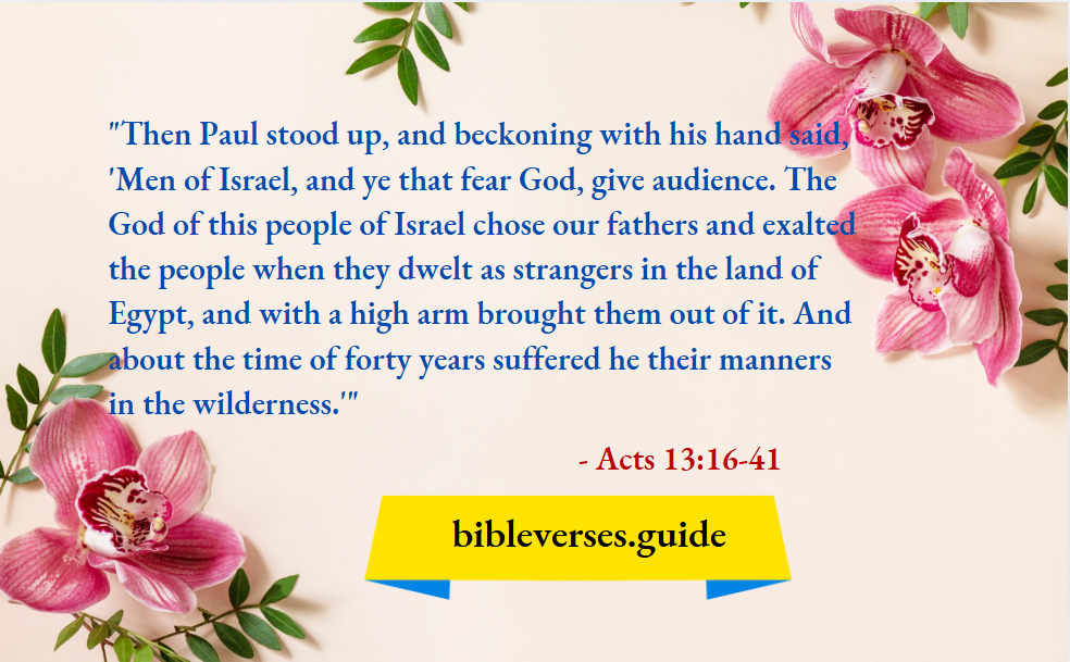 Acts Of The Apostles - Acts Chapter 13 - Bible Verses