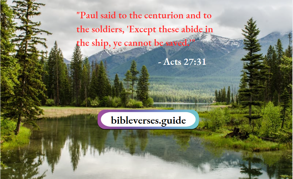 Acts Of The Apostles - Acts Chapter 27 - Bible Verses