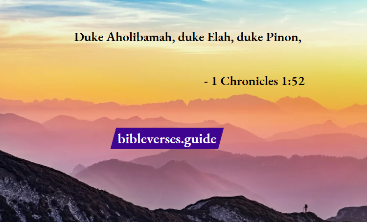 1 Chronicles 1: The Family Tree Of Faith - Bible Verses