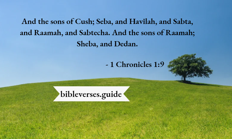 1 Chronicles 1: The Family Tree Of Faith - Bible Verses
