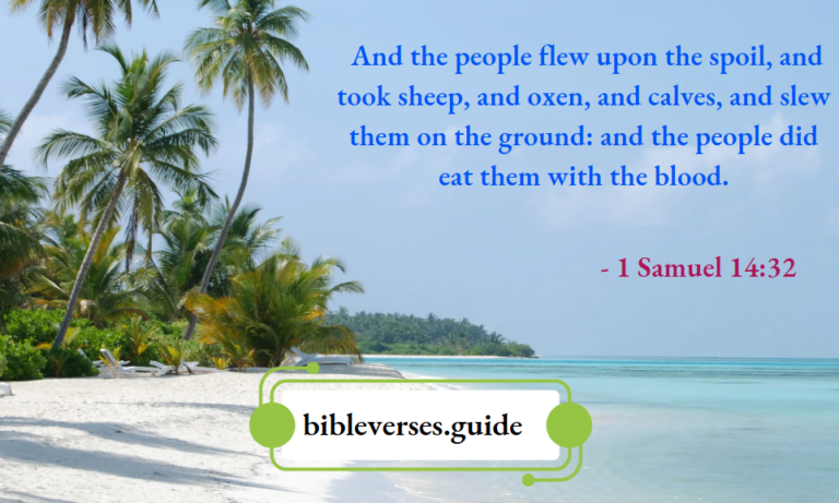 1 Samuel 14: When Faith Triumphs And Leadership Stumbles - Bible Verses
