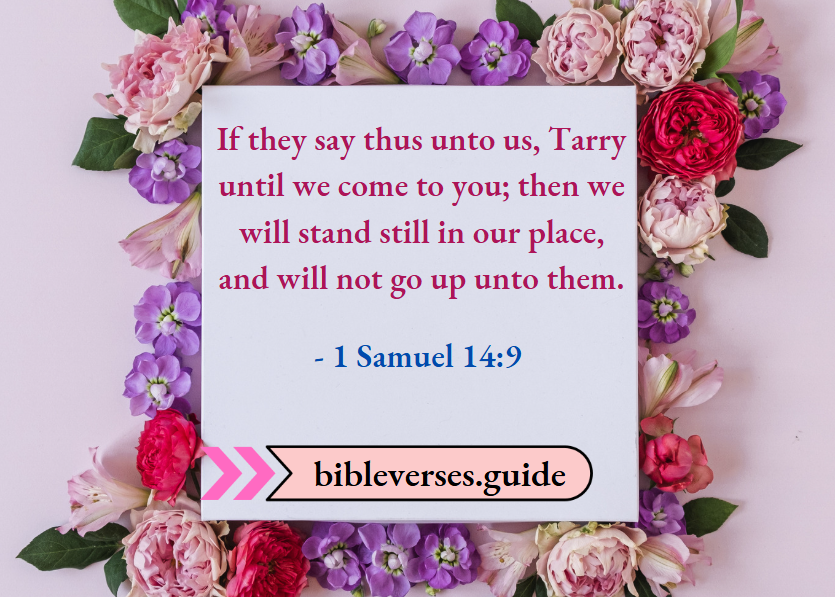 1 Samuel 14: When Faith Triumphs And Leadership Stumbles - Bible Verses