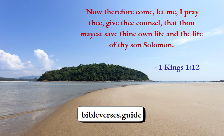 1 Kings 1: Leadership, Loyalty, And Divine Providence - Bible Verses