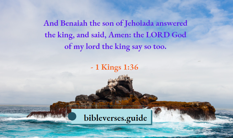 1 Kings 1: Leadership, Loyalty, And Divine Providence - Bible Verses