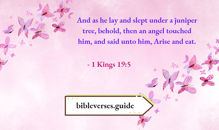 1 Kings 19: Strength For The Weary Prophet - Bible Verses
