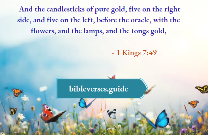 1 Kings 7: The Glory Of Solomon’s Architectural Achievements - Bible Verses