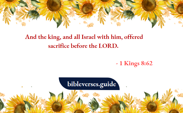 1 Kings 8: Seeking God’s Favor And Forgiveness - Bible Verses