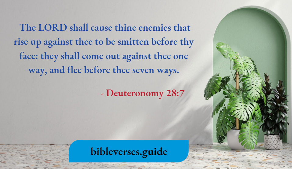 Deuteronomy 28: Blessings Of Obedience And Consequences Of Disobedience - Bible Verses