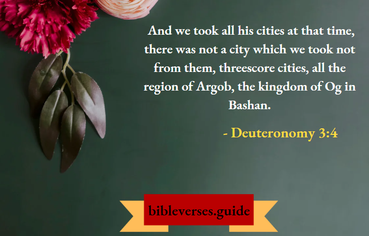 Deuteronomy 3: Conquering Challenges Through Faith And God's Strength ...