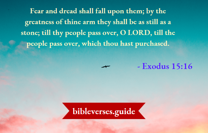 Exodus 15 The Song Of Deliverance: Praising The Lord Of Salvation - Bible Verses