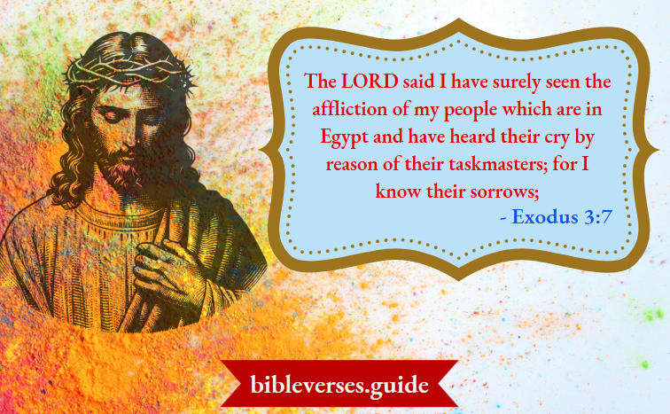 Exodus 3 The Burning Bush: God's Call To Moses - Bible Verses