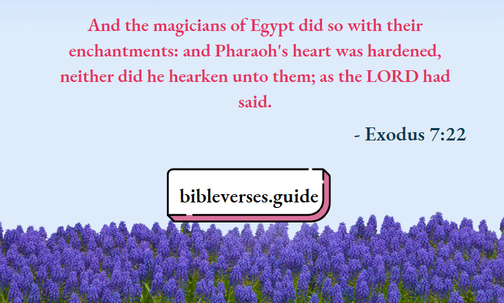 Exodus 7 The Beginning Of The Plagues: God's Power Revealed - Bible Verses