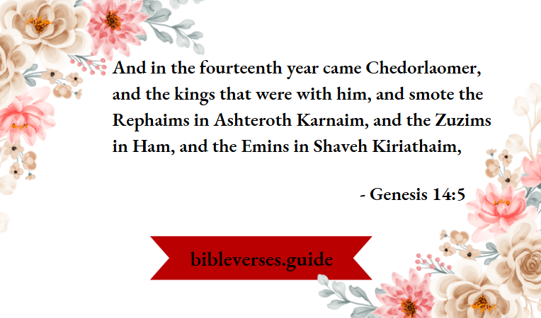 Genesis 14 Faith In Action And Divine Provision - Bible Verses