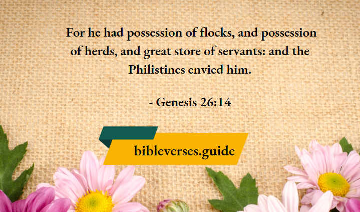 Genesis 26 Isaac’s Journey Of Faith - Bible Verses