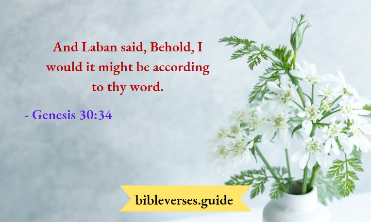Genesis 30 Jacob’s Growing Family - Bible Verses