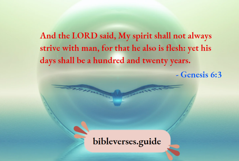 Genesis 6 The God Who Judges And Saves - Bible Verses