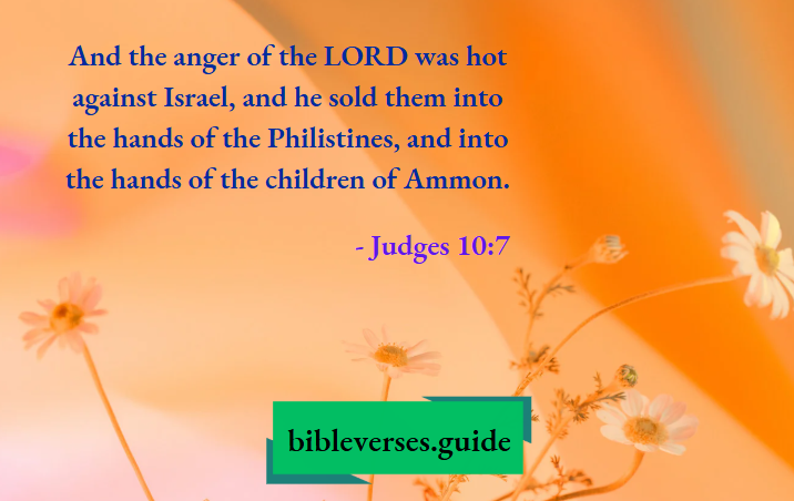Judges 10 The Cycle Of Repentance And God’s Mercy - Bible Verses