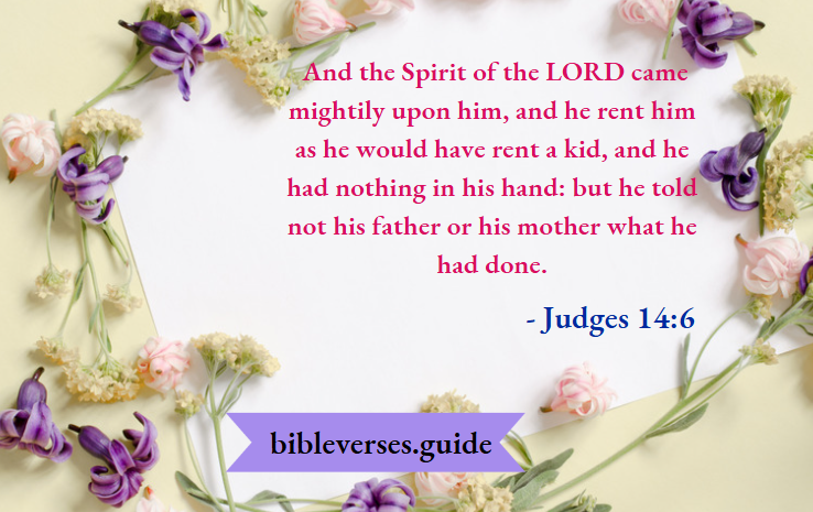 Judges 14 Samson’s Marriage And The Riddle Of Strength - Bible Verses