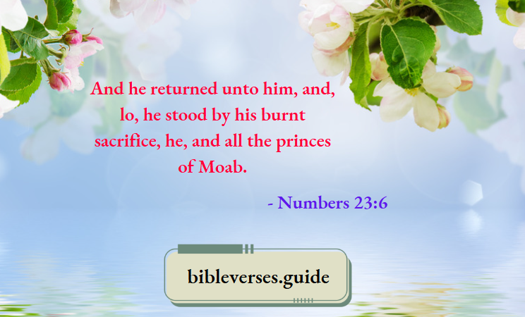 Balaam's Blessings: God's Unchanging Promise In Numbers 23 - Bible Verses