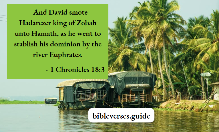 1 Chronicles 18: God’s Favor In David’s Military Successes - Bible Verses