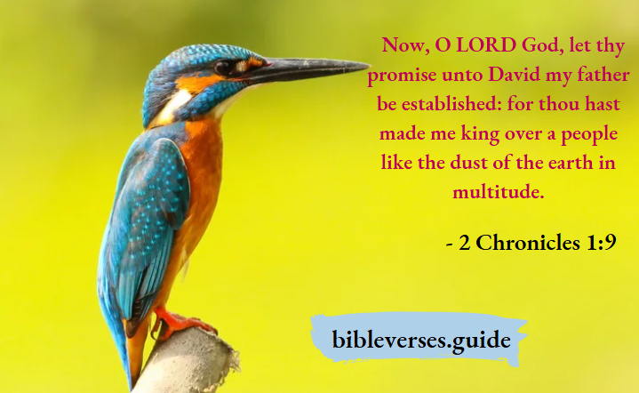 2 Chronicles 1: The Beginning Of Solomon’s Glorious Reign - Bible Verses
