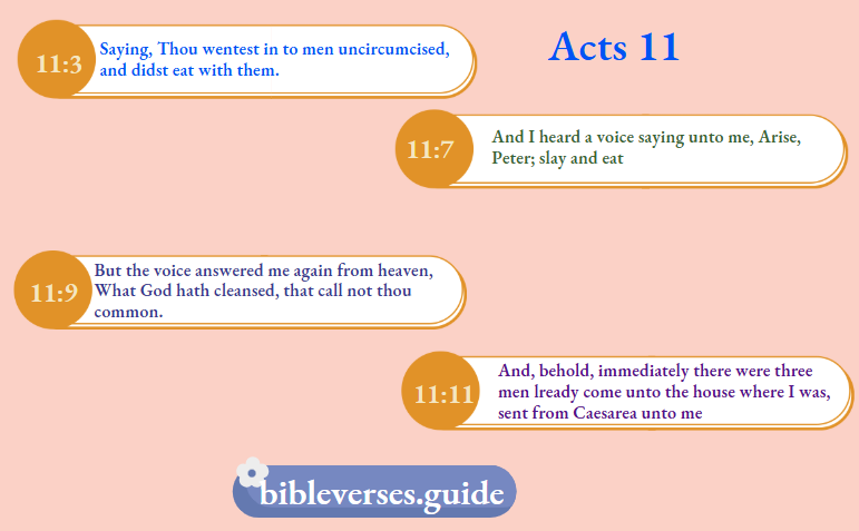 Acts 11: Unity, Growth, And God’s Global Mission - Bible Verses