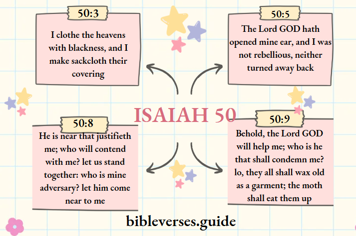 Isaiah 50: Obedience And Trust In God’s Guidance - Bible Verses