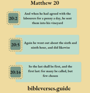 Matthew 20: Grace, Leadership, And The Heart Of Service - Bible Verses