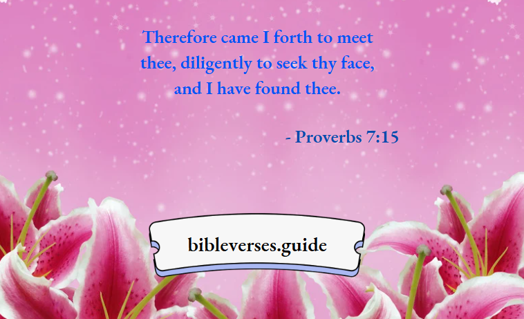 Proverbs 7: The Role Of Godly Wisdom In Avoiding Temptation - Bible Verses
