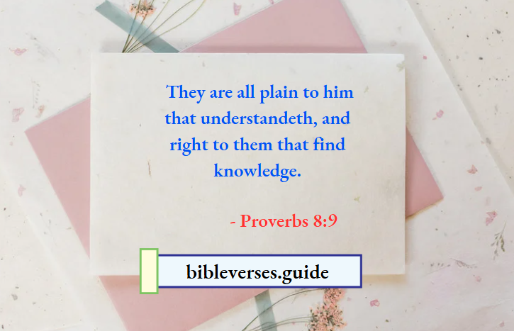 Proverbs 8: A Celebration Of Divine Wisdom - Bible Verses