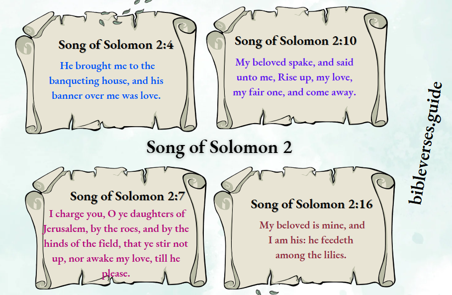 Song of Solomon 2: Love’s Pursuit And Delight - Bible Verses