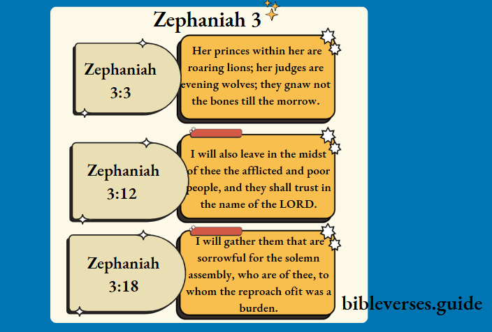 Zephaniah 3: A Vision Of God’s Restored Kingdom - Bible Verses
